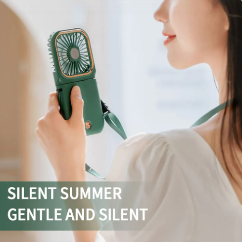 Mini Cooling Foldable Neck Hanging Fan – jmlstore